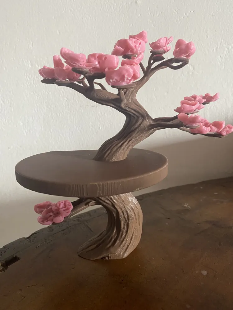 Bonsai Corner Shelf – Minimal Tree Wall Organizer - Free 3D Print Model ...