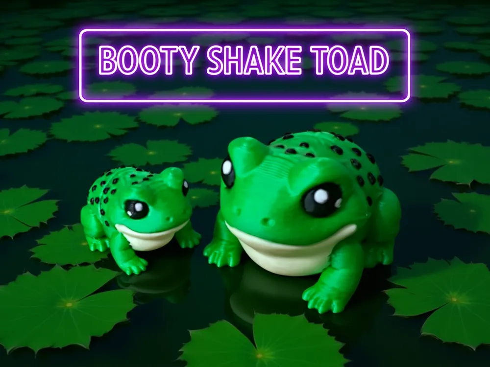 Toad Articulated Flexi Fidget Toy - Free 3D Print Model - MakerWorld