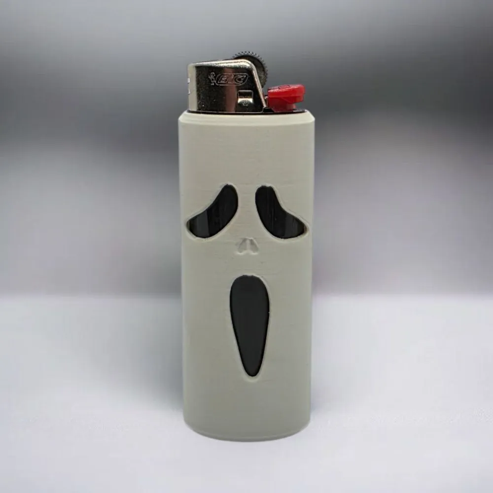 Scream Bic Sleeve #2 - Free 3D Print Model - MakerWorld