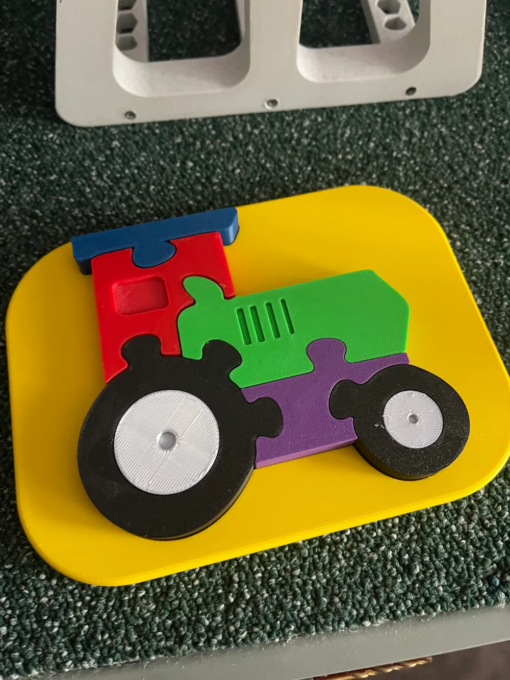 Tractor - puzzle for kids by intommy - MakerWorld