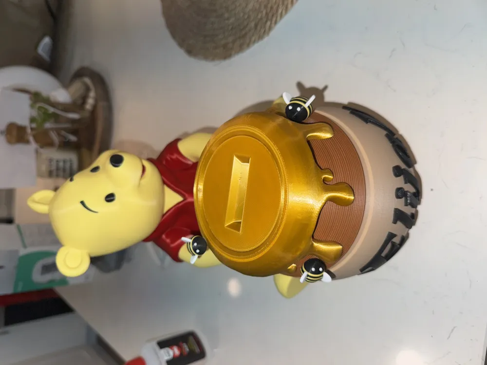 Hucha de Winnie the Pooh - Modelo de impresión 3D gratuito - MakerWorld