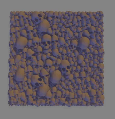 Catacombs Skull Wall Tiles by user_2968363965 MakerWorld: Download Free ...