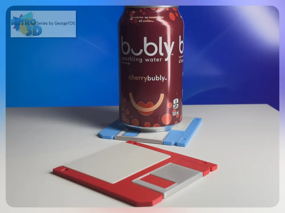 Floppy Disk Coaster - Free 3D Print Model - MakerWorld