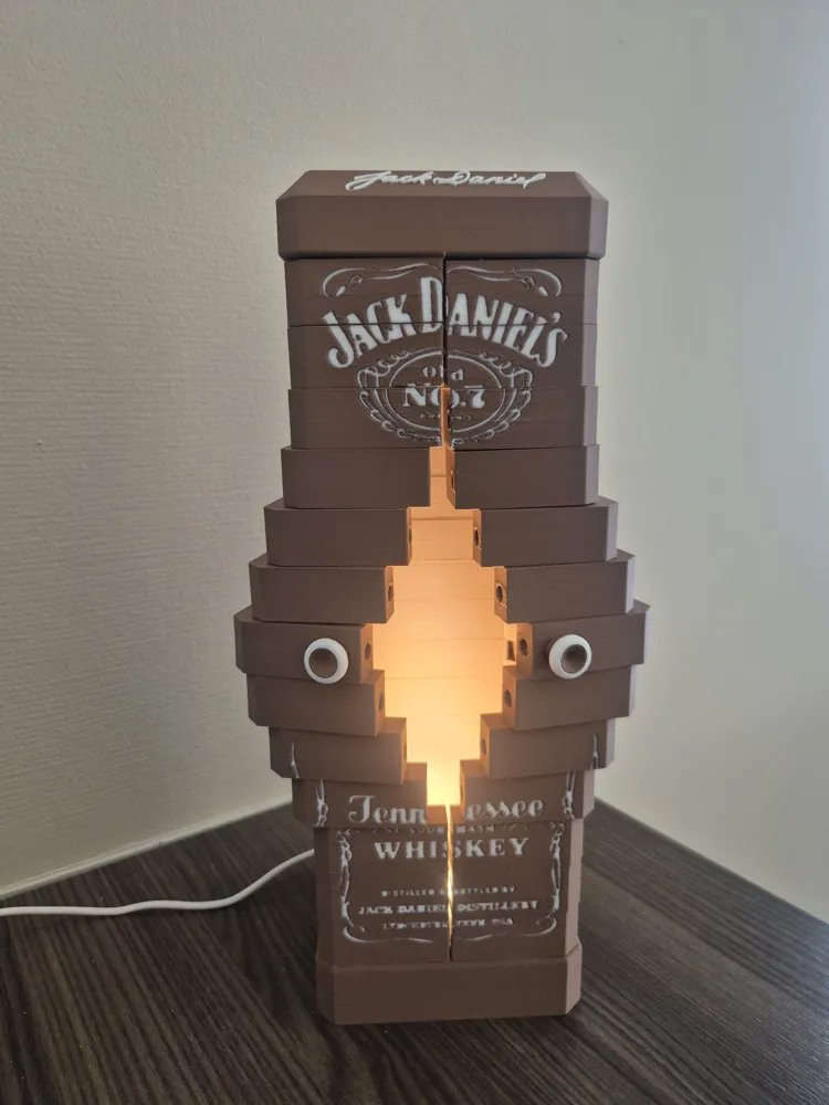 Jack Daniels Folding Door Box - Free 3D Print Model - MakerWorld
