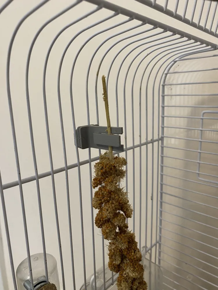 Bird cage - Millet Spray holder - Free 3D Print Model - MakerWorld