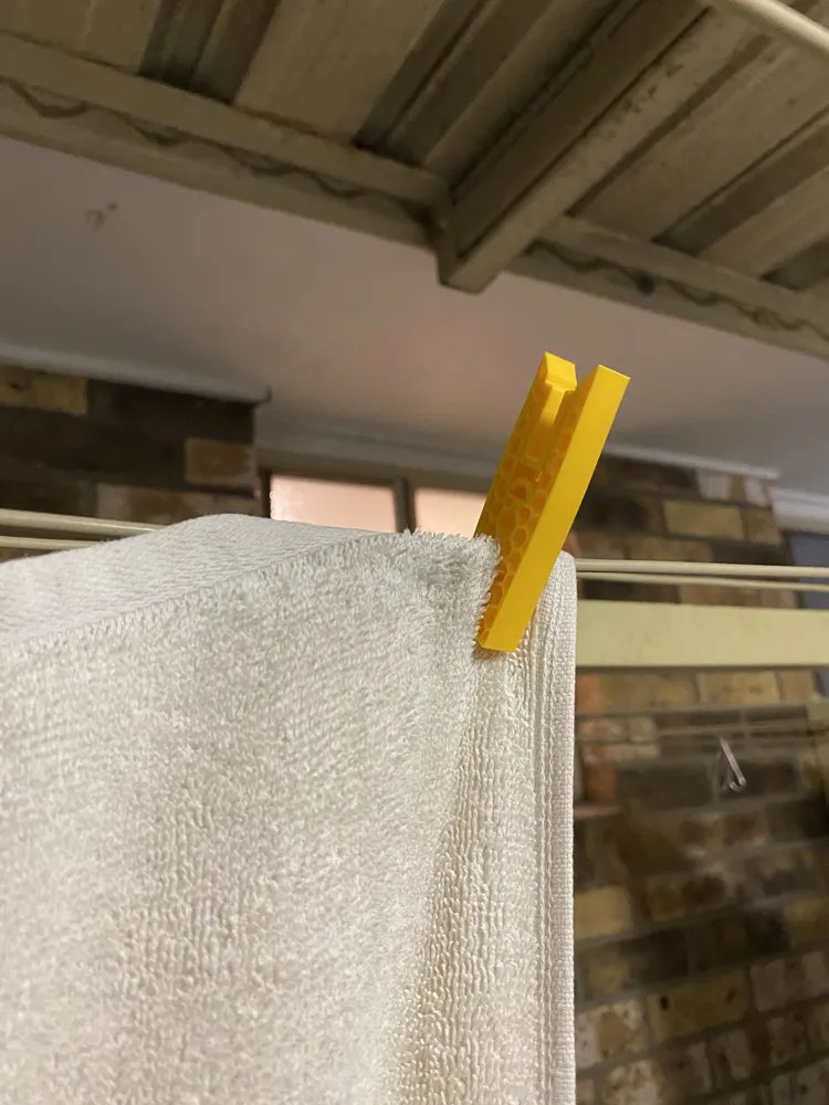 Custom Infill Clothes Peg - Free 3D Print Model - MakerWorld