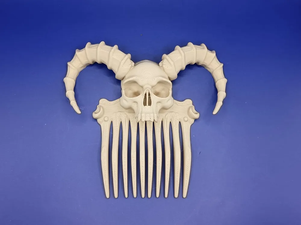Demon Skull Hair Combs - Set 01 by Aleandrus MakerWorld: Download Free ...