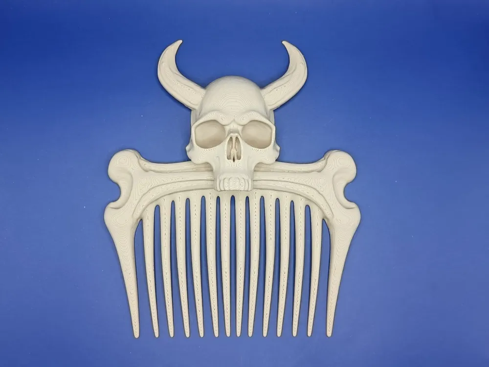 Demon Skull Hair Combs - Set 01 by Aleandrus MakerWorld: Download Free ...