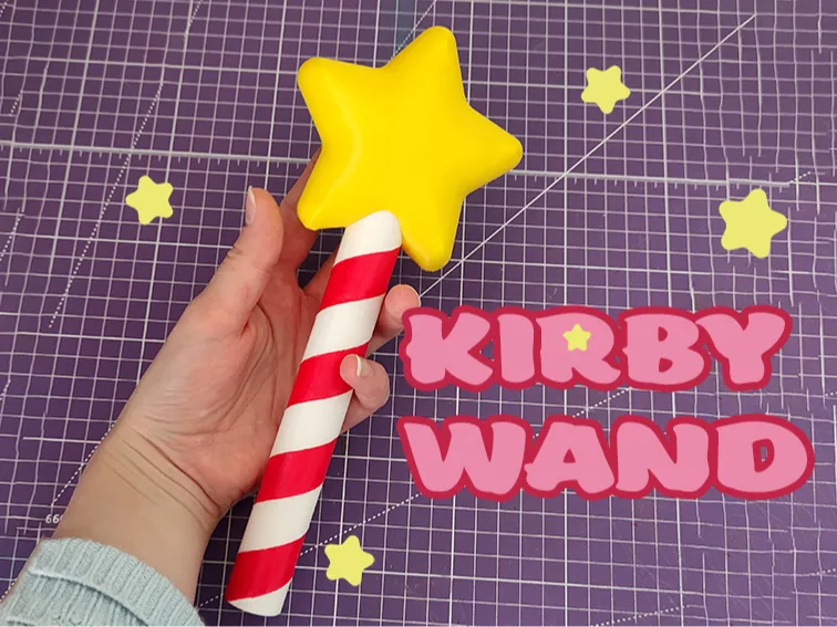 Kirby Star Rod by Birbs.Cosplay MakerWorld: Download Free 3D Models