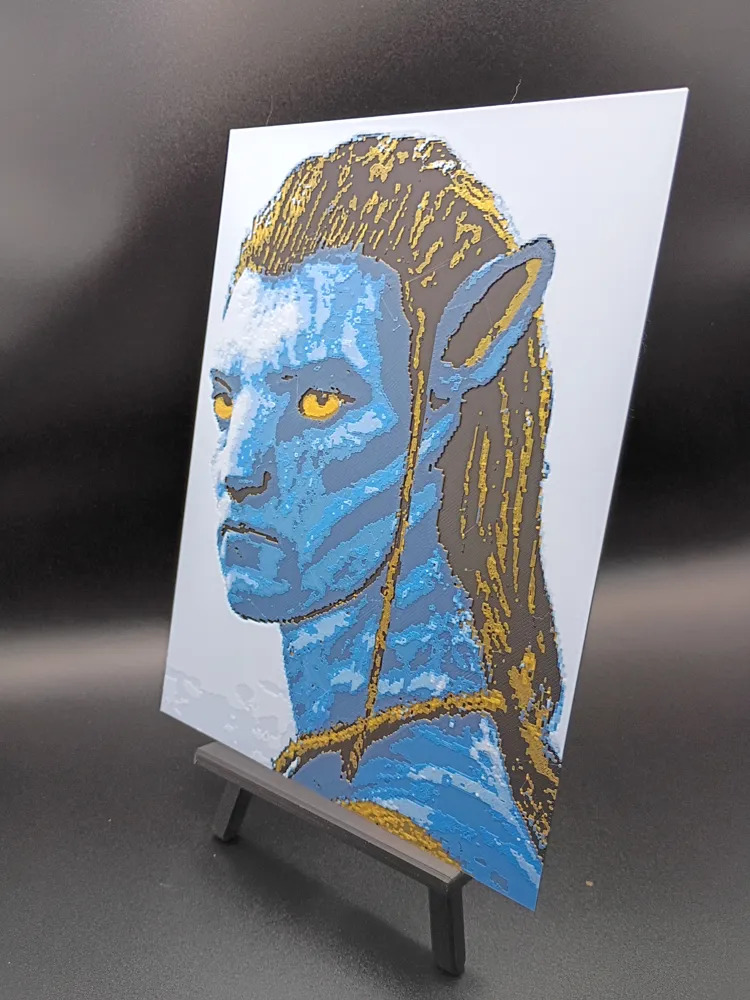 Avatar, Jake Skully Portrait - Free 3D Print Model - MakerWorld