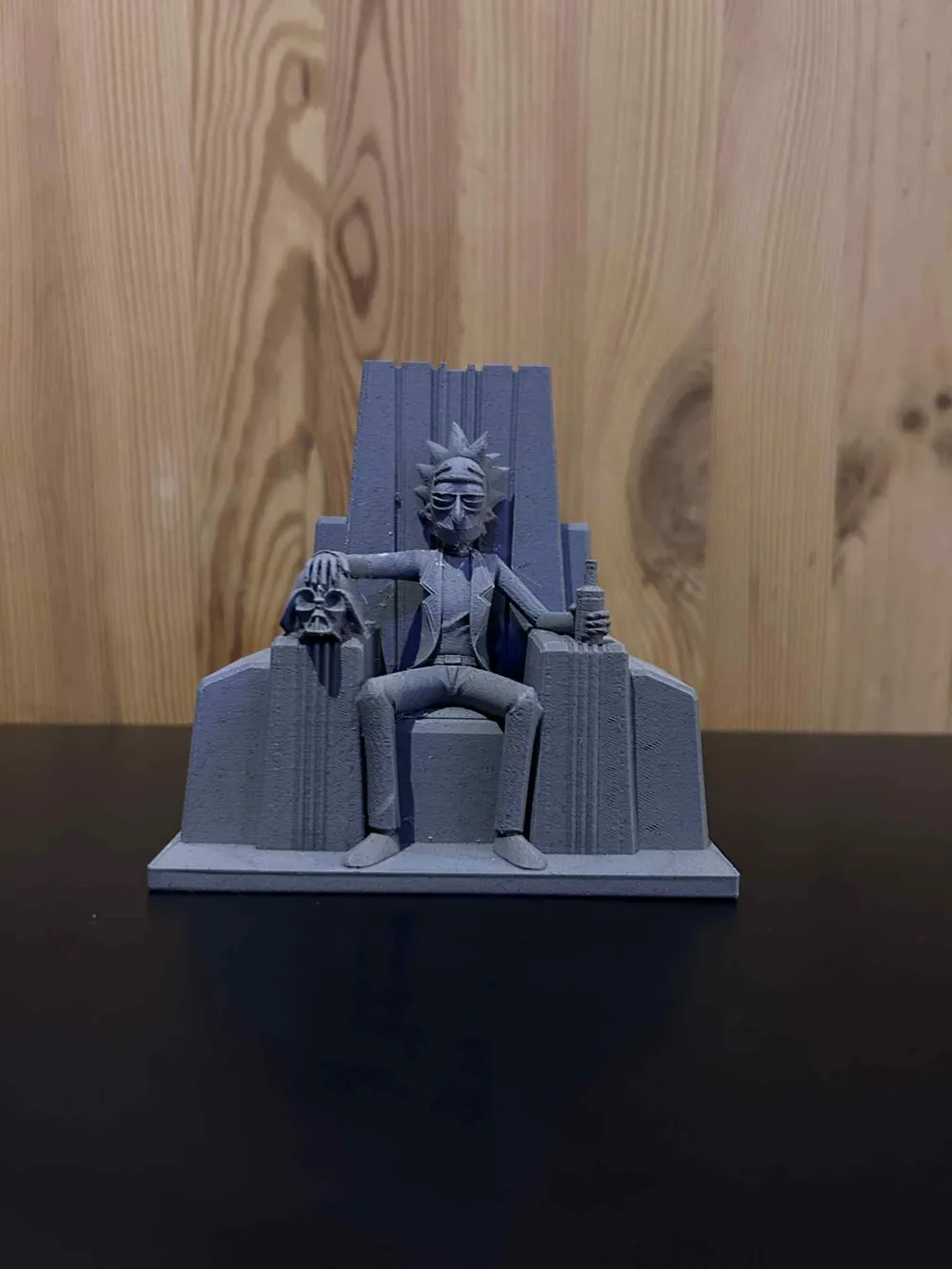 Rick Sanchez on Darth Vader’s Throne by mairyjulien MakerWorld ...