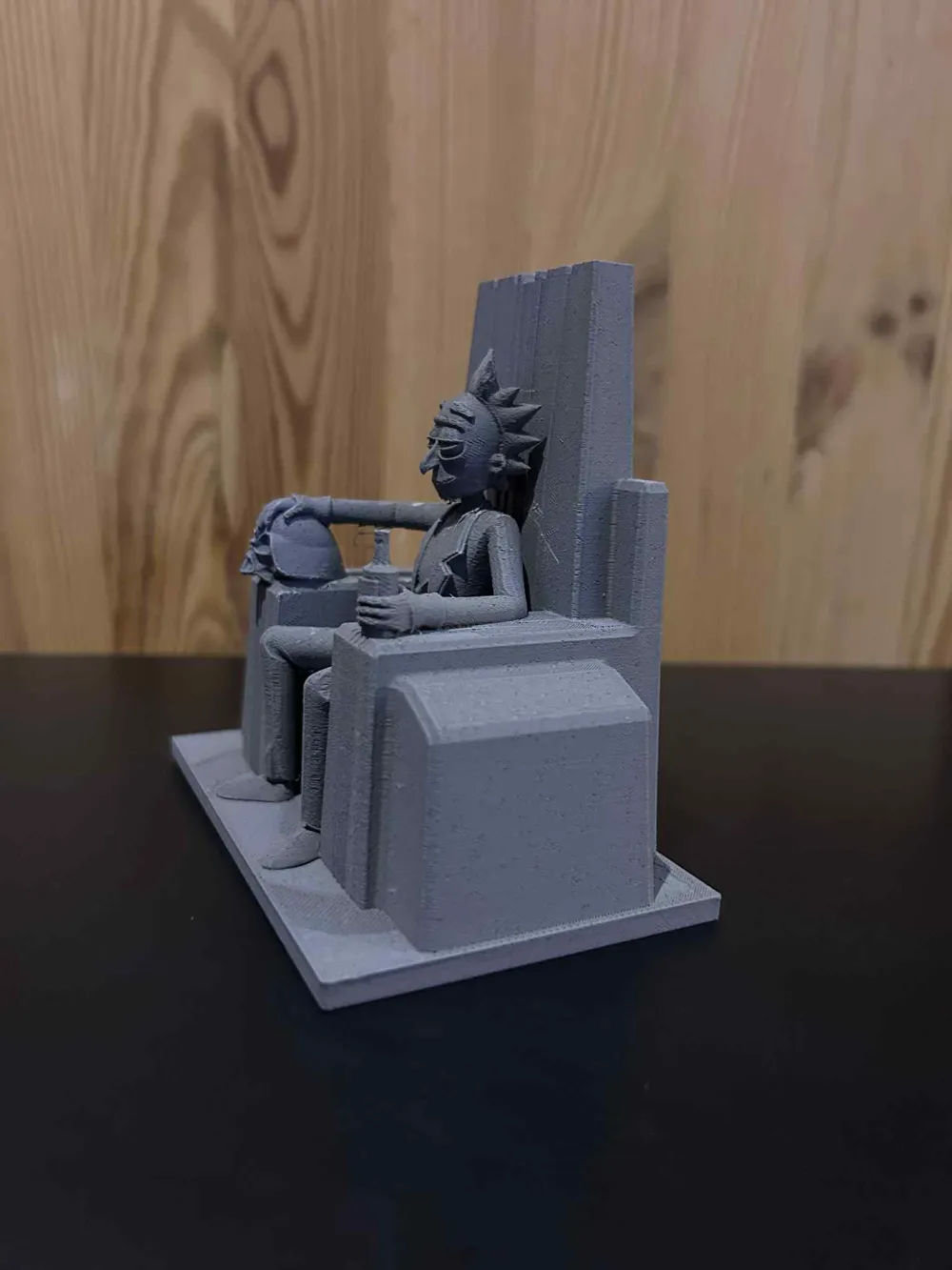 Rick Sanchez on Darth Vader’s Throne by mairyjulien MakerWorld ...