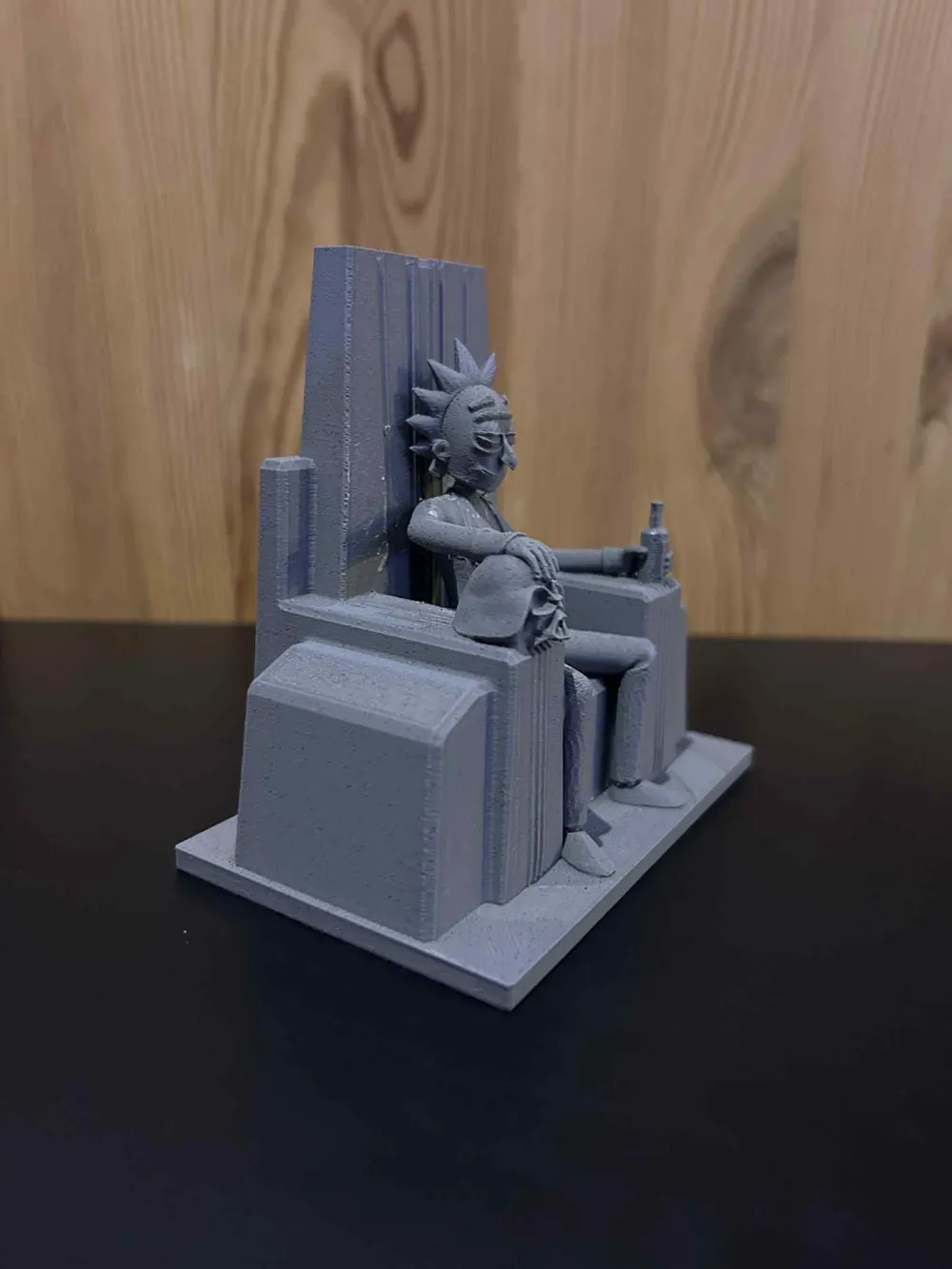 Rick Sanchez on Darth Vader’s Throne by mairyjulien MakerWorld ...