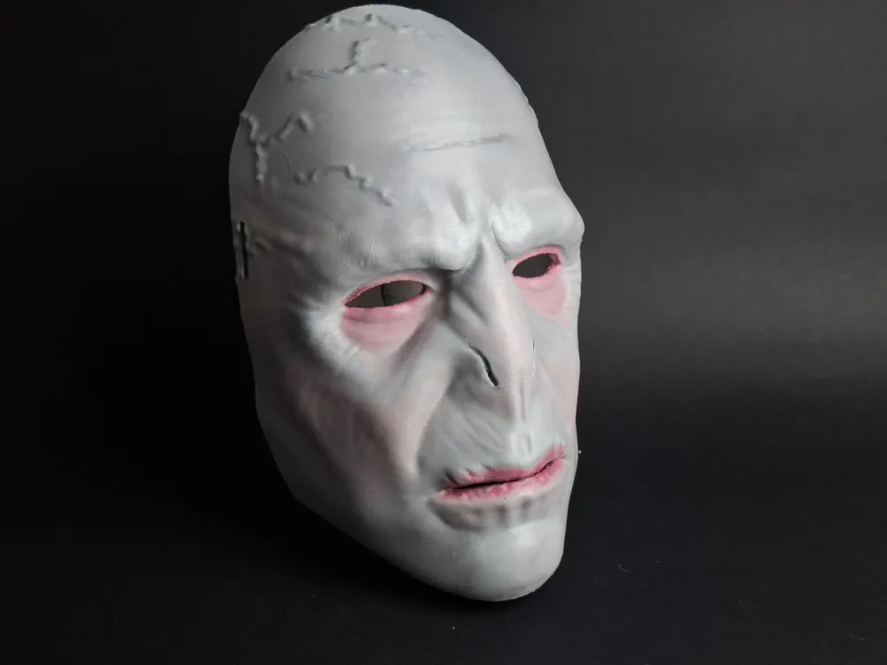Voldemort mask Harry Potter by Ghigne - MakerWorld