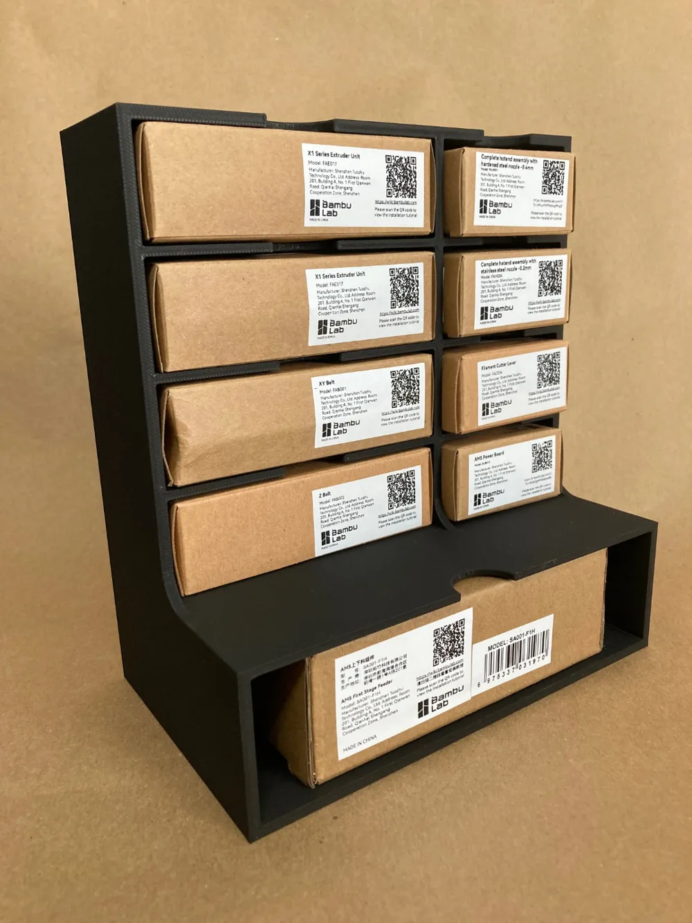 Bambu Lab Parts Storage Rack by Grump Bucket - MakerWorld