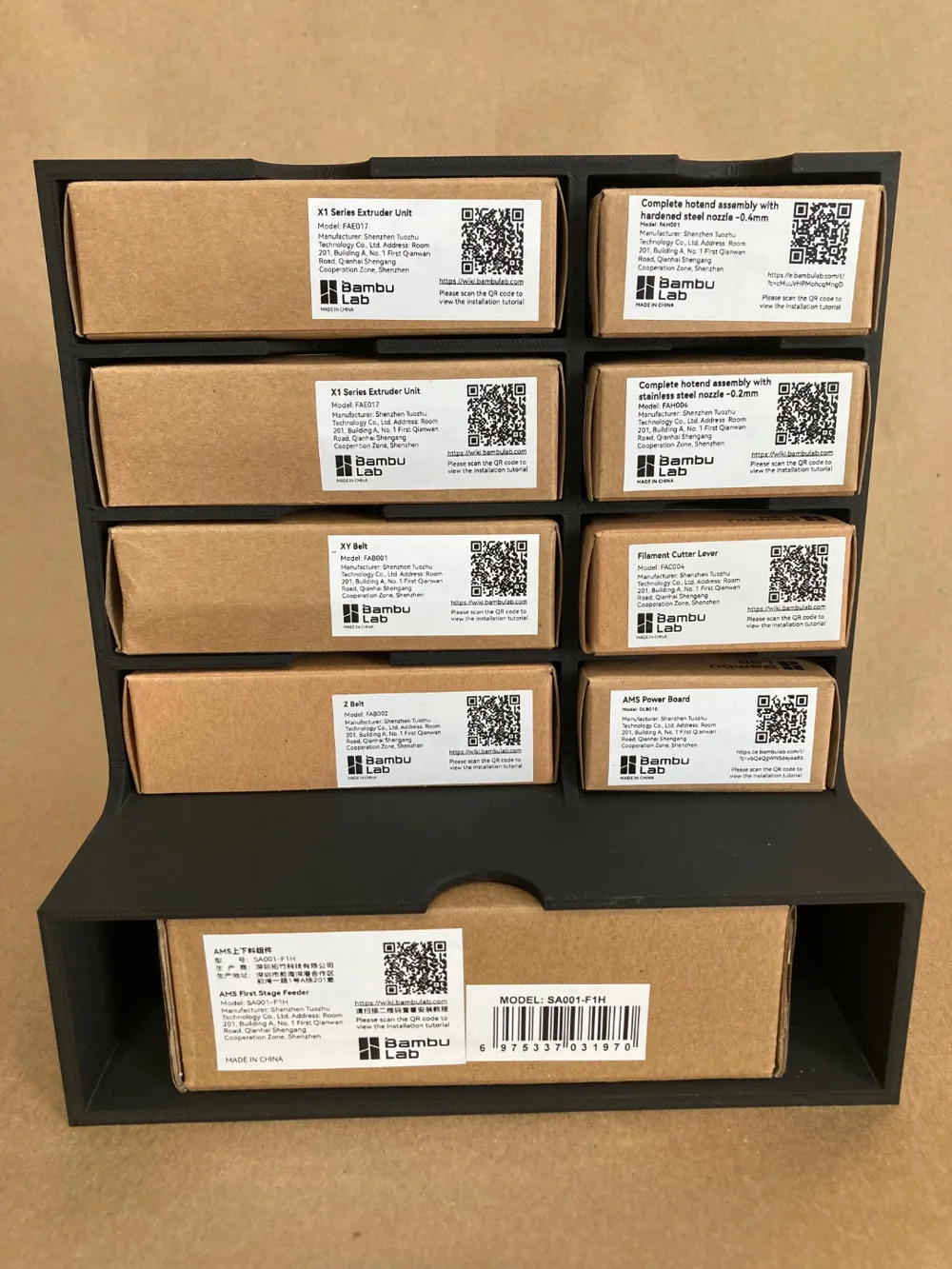 Bambu Lab Parts Storage Rack by Grump Bucket - MakerWorld