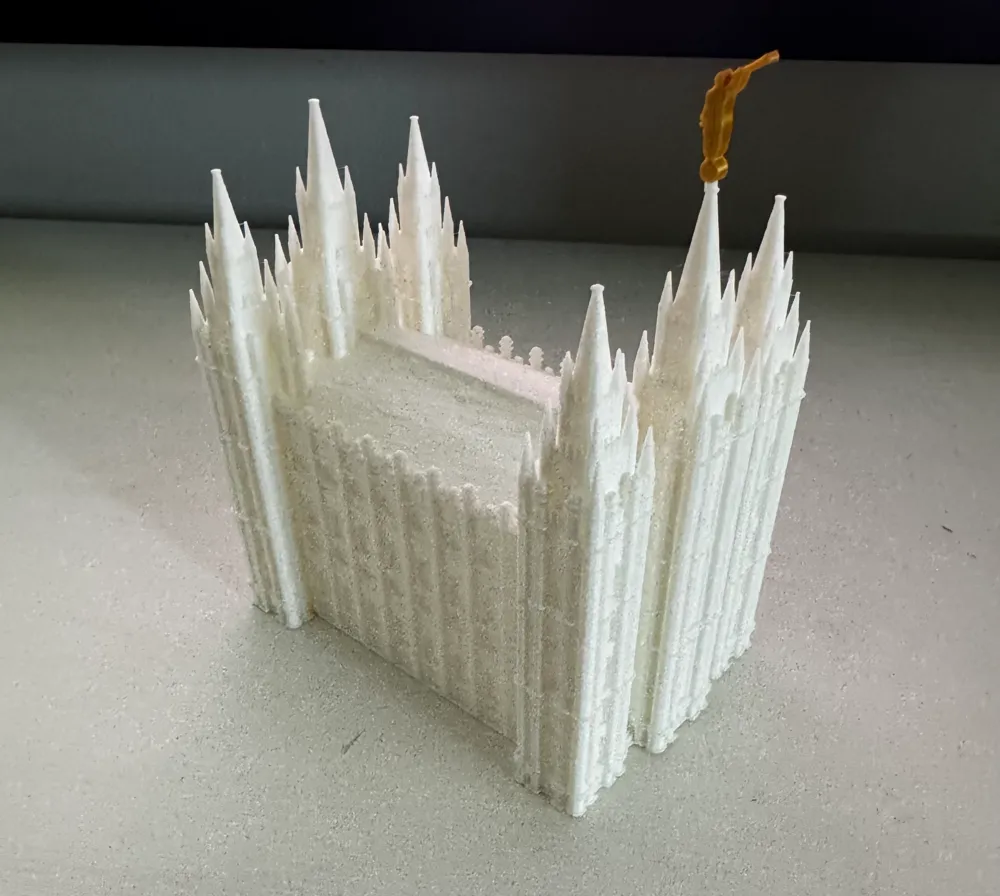 Salt Lake Temple with Moroni Topper - Free 3D Print Model - MakerWorld