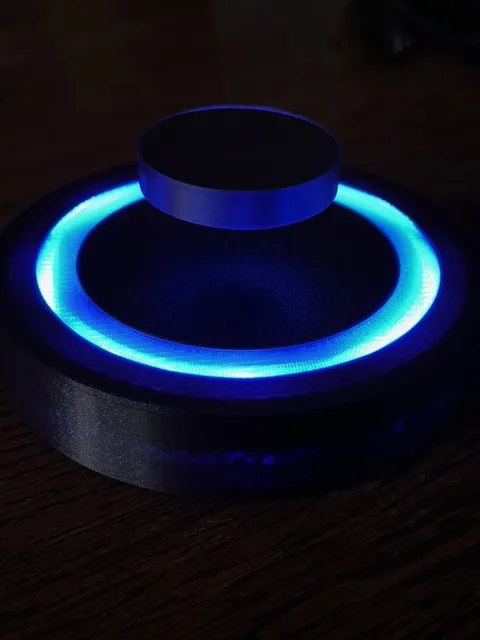 Magnetic Levitation Floater Base with light (Ali) - Free 3D Print Model ...