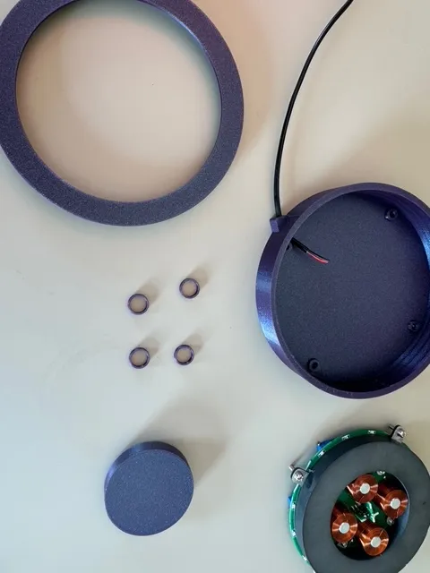 Magnetic Levitation Floater Base with light (Ali) - Free 3D Print Model ...