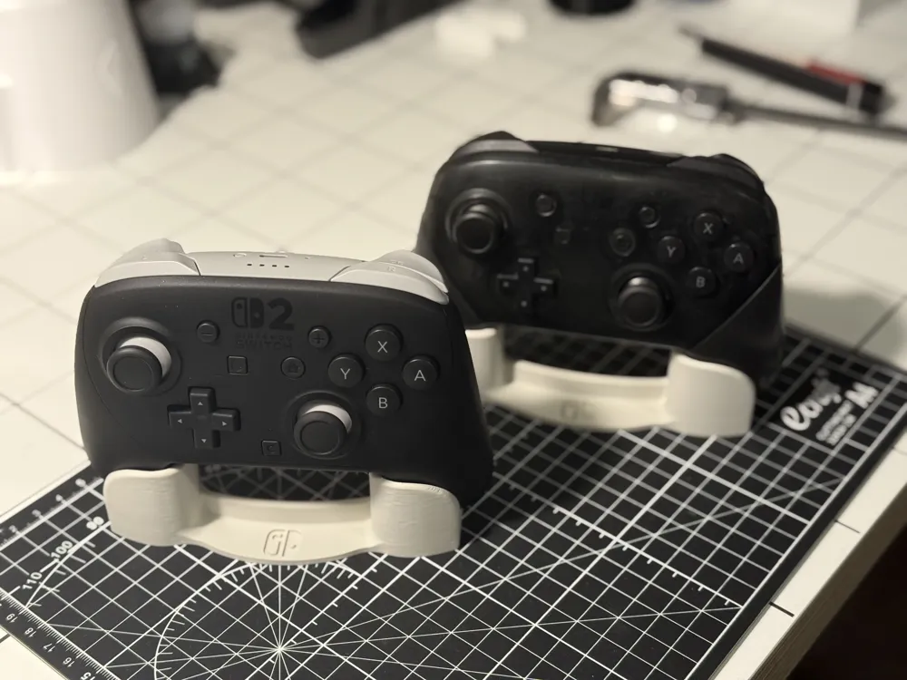 Switch 1 and 2 Pro Controller Stand Minimal - Free 3D Print Model ...