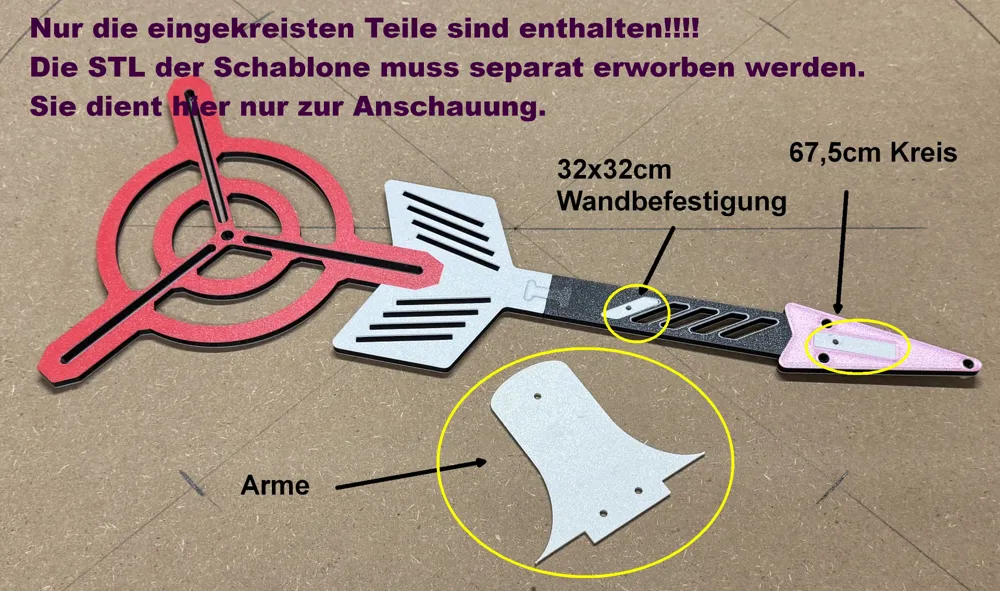 Autodarts Schablonen-Addon V1 für Robbel90 – Kostenloses 3D-Druckmodell ...