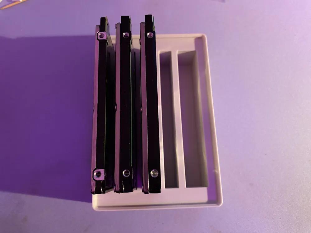 Gridfinity 2x3x4U 2.5" Hard Drive Storage Bin - Free 3D Print Model ...
