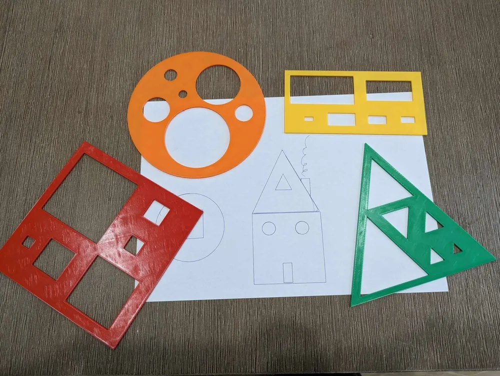 Shape Drawing Templates - Free 3D Print Model - MakerWorld