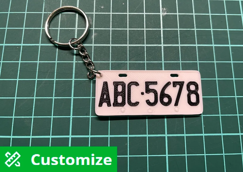 Taiwanese New License Plate Keychain Generator - Car License Plate ...