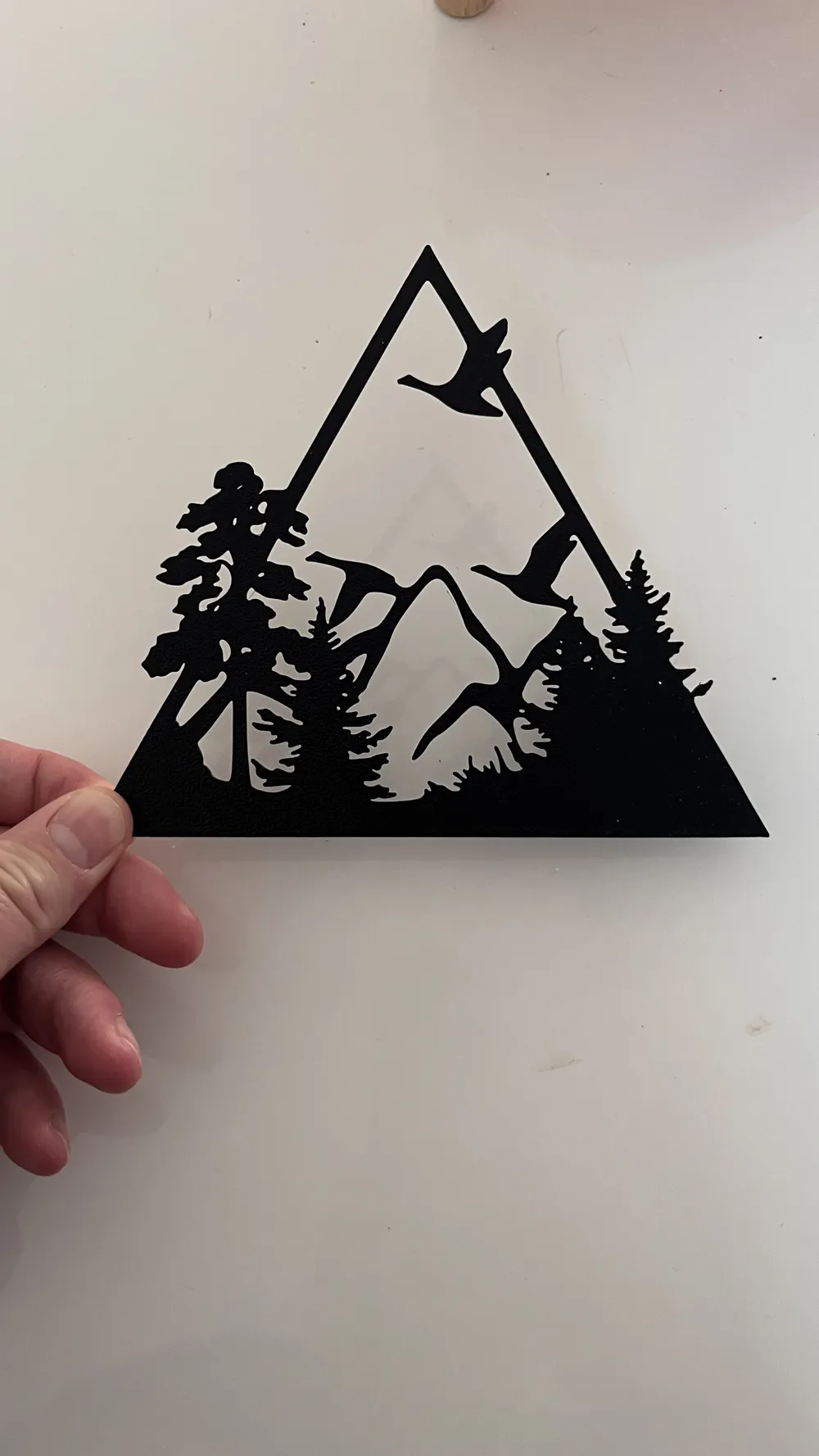 Wall Art - Mountain , tree and Sun ( 6 trays ) by Artist3d MakerWorld ...