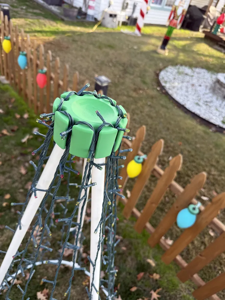 PVC Christmas Tree Top by fwlogue MakerWorld: Download Free 3D Models