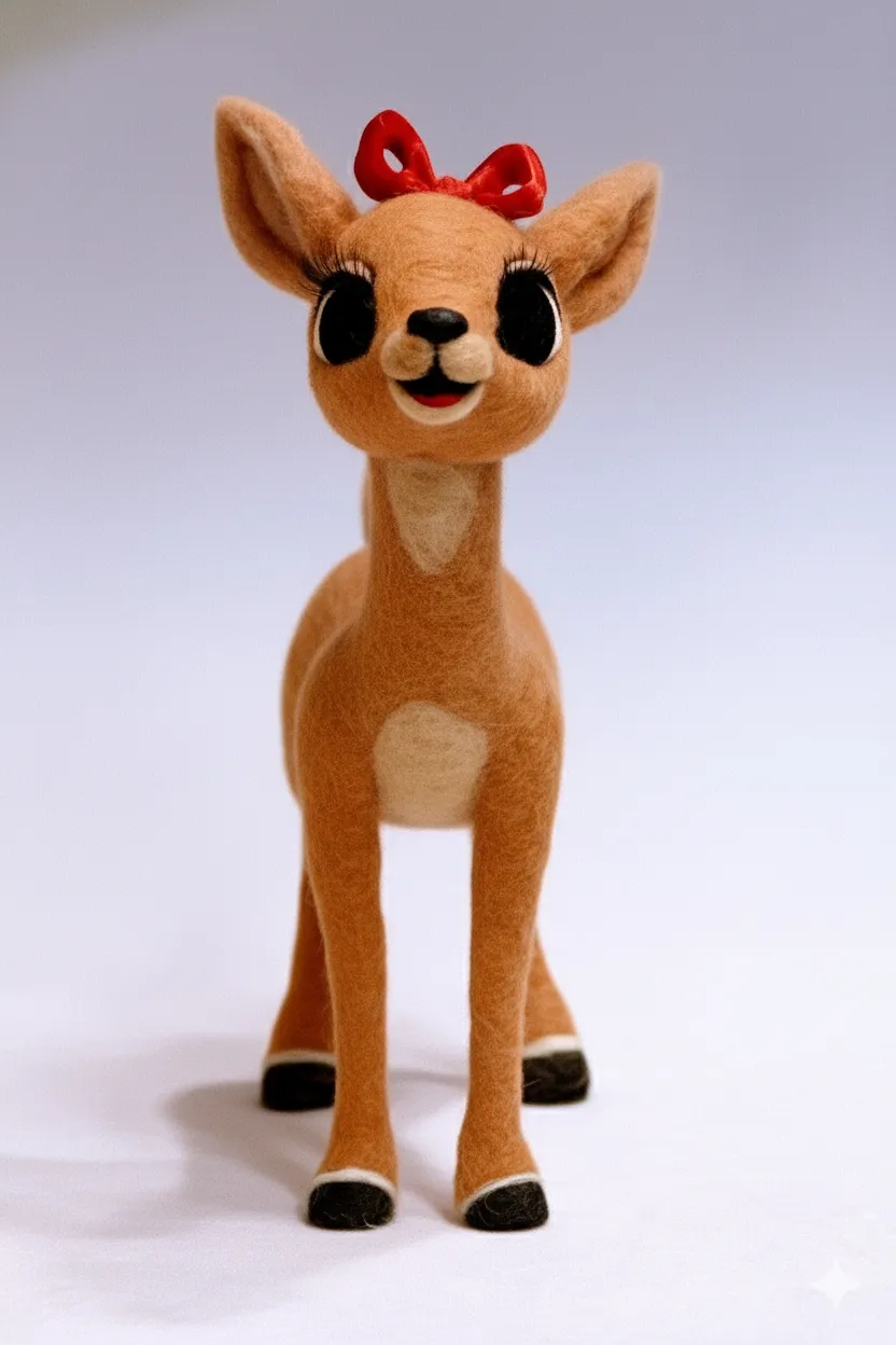Clarice - Rudolph the red-nosed reindeer - Free 3D Print Model - MakerWorld