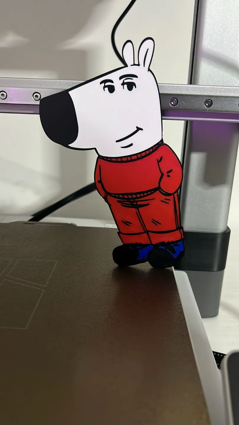 Chill Guy - Profiles for 2D Model and Keychain by Gabriele - MakerWorld