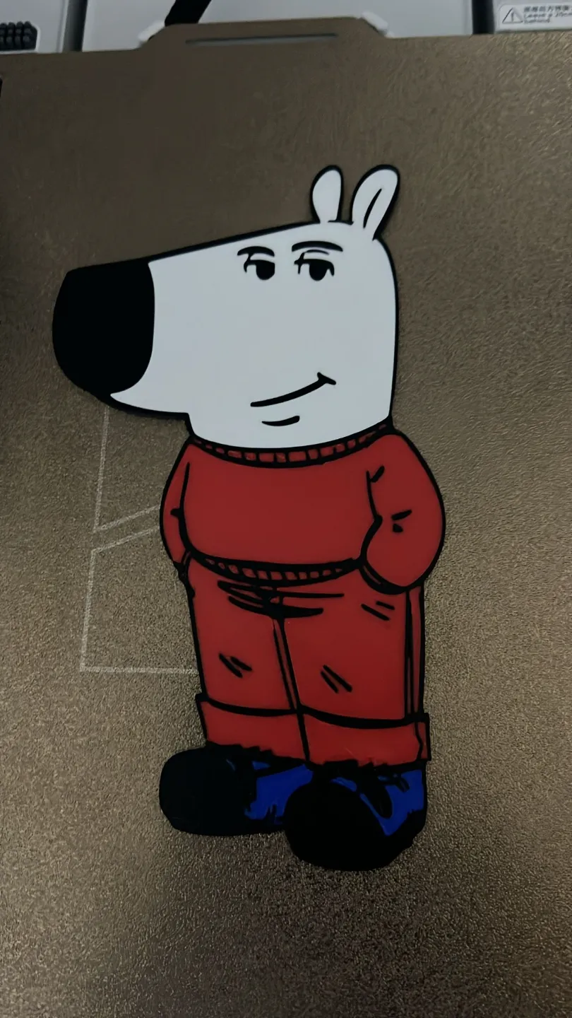 Chill Guy - Profiles for 2D Model and Keychain by Gabriele - MakerWorld