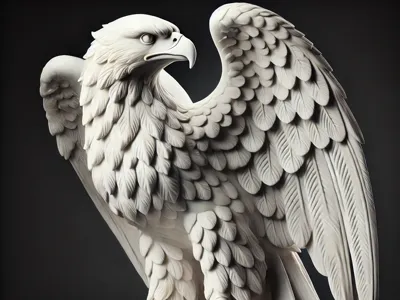 Eagle statue by 74kk MakerWorld: Download Free 3D Models