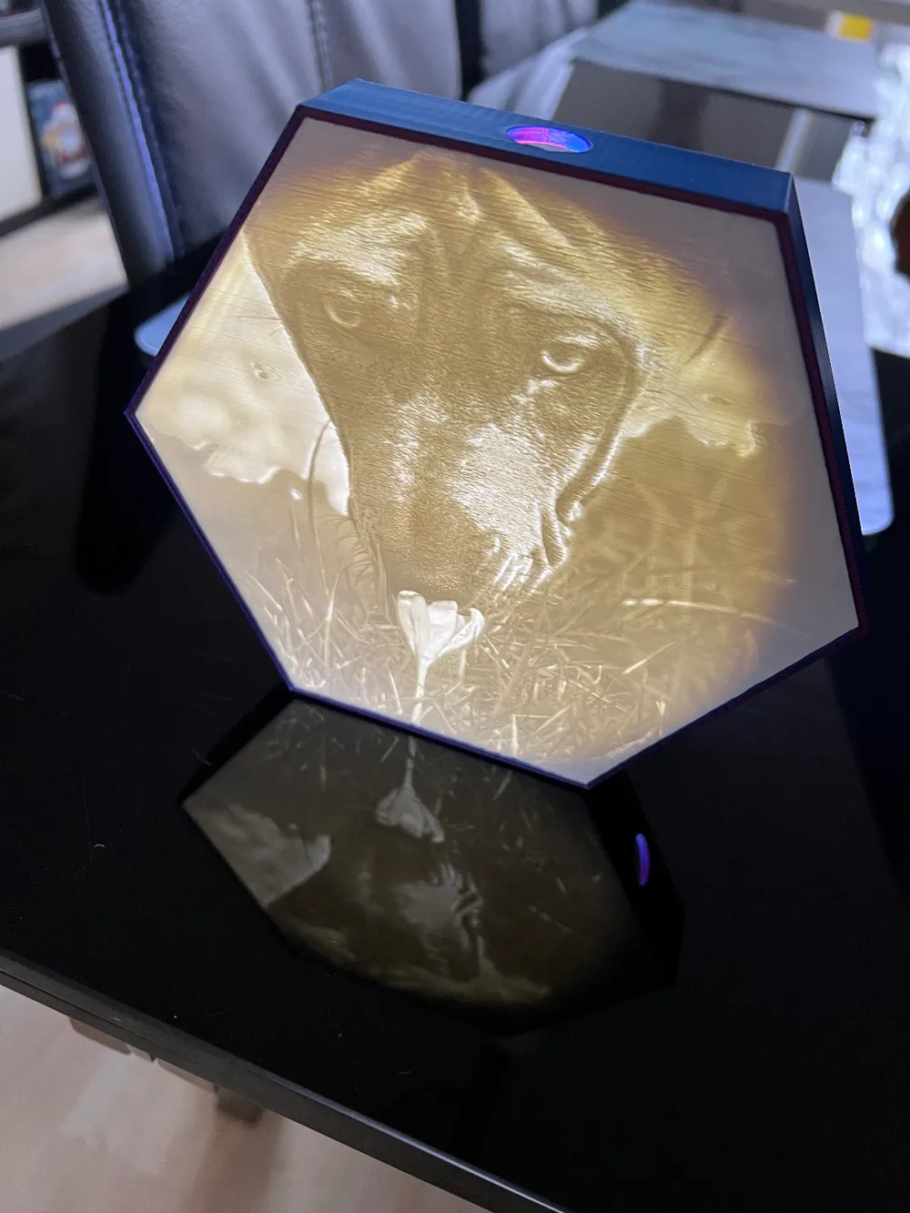 Thailand Ridgeback Dog Hexagone Lithophane Plate by ConnyNRW - MakerWorld