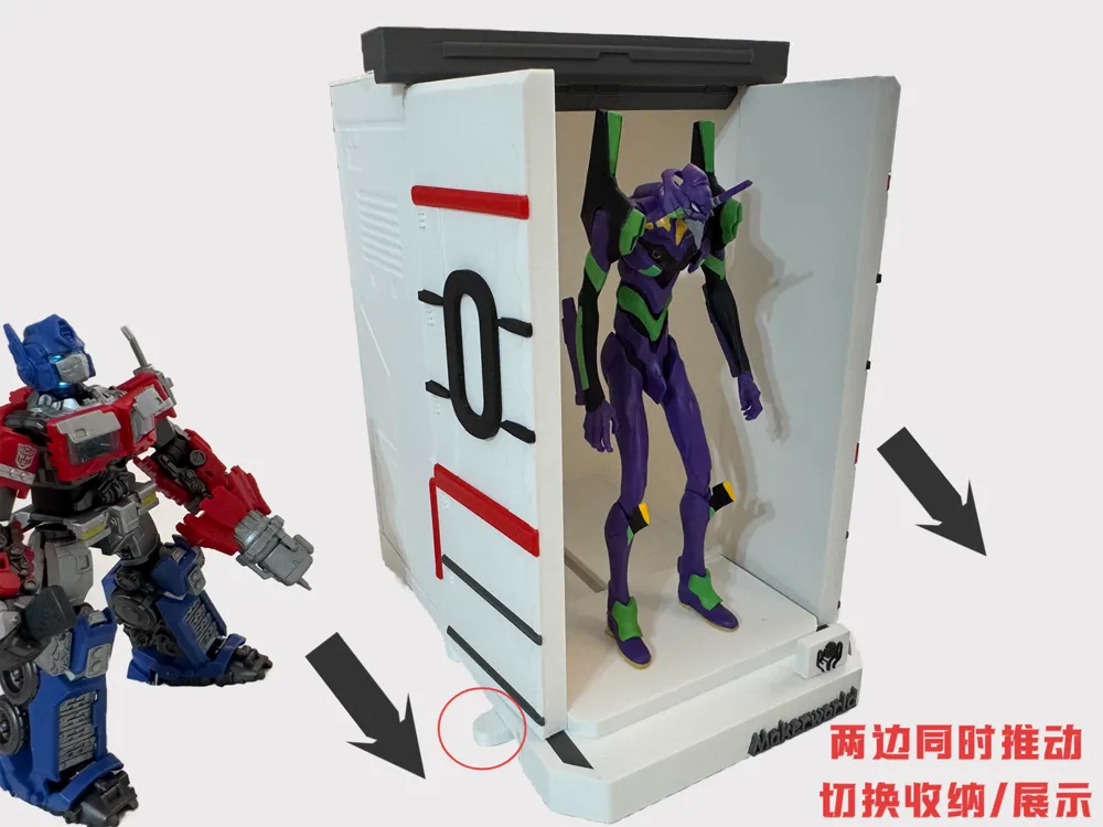 Figure Display and Storage Hangar - Dustproof, Openable, with ...