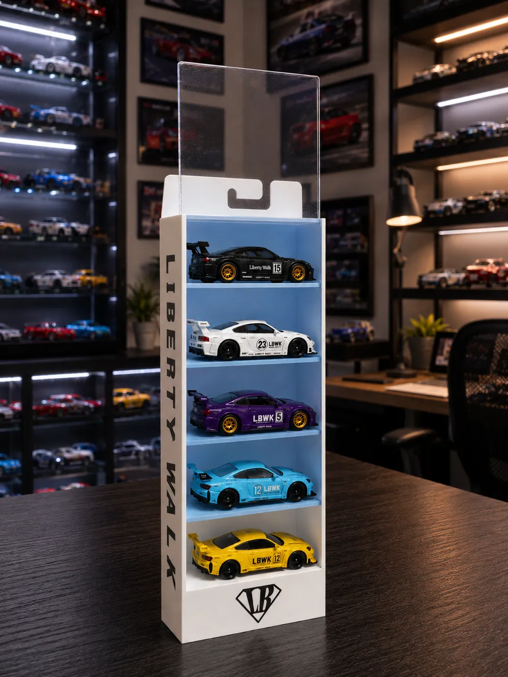 Editable 5-pack for 1:64 model cars - Free 3D Print Model - MakerWorld