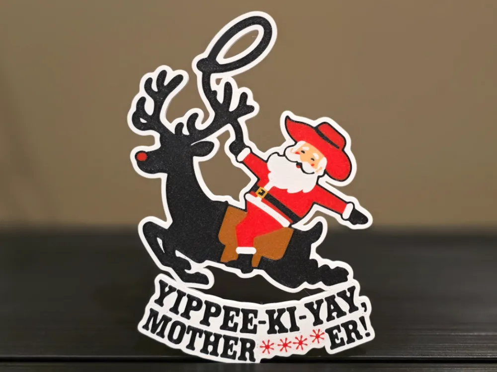 Die Hard - Yippee Ki Yay Ornament #2 by jclarkusaf - MakerWorld