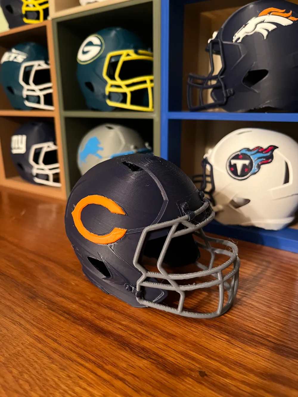 Chicago Bears Football Helmet - Free 3D Print Model - MakerWorld