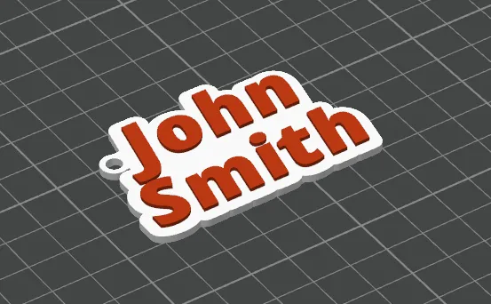 Custom Name Keychain Generator by busterblake27 MakerWorld: Download ...