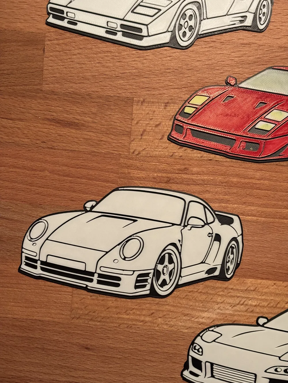 Sports Car Coloring Pack - Free 3D Print Model - MakerWorld