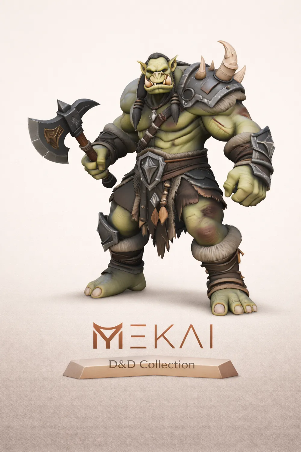 D&D Collection – Warrior Orc | Fantasy Miniature - Free 3D Print Model ...