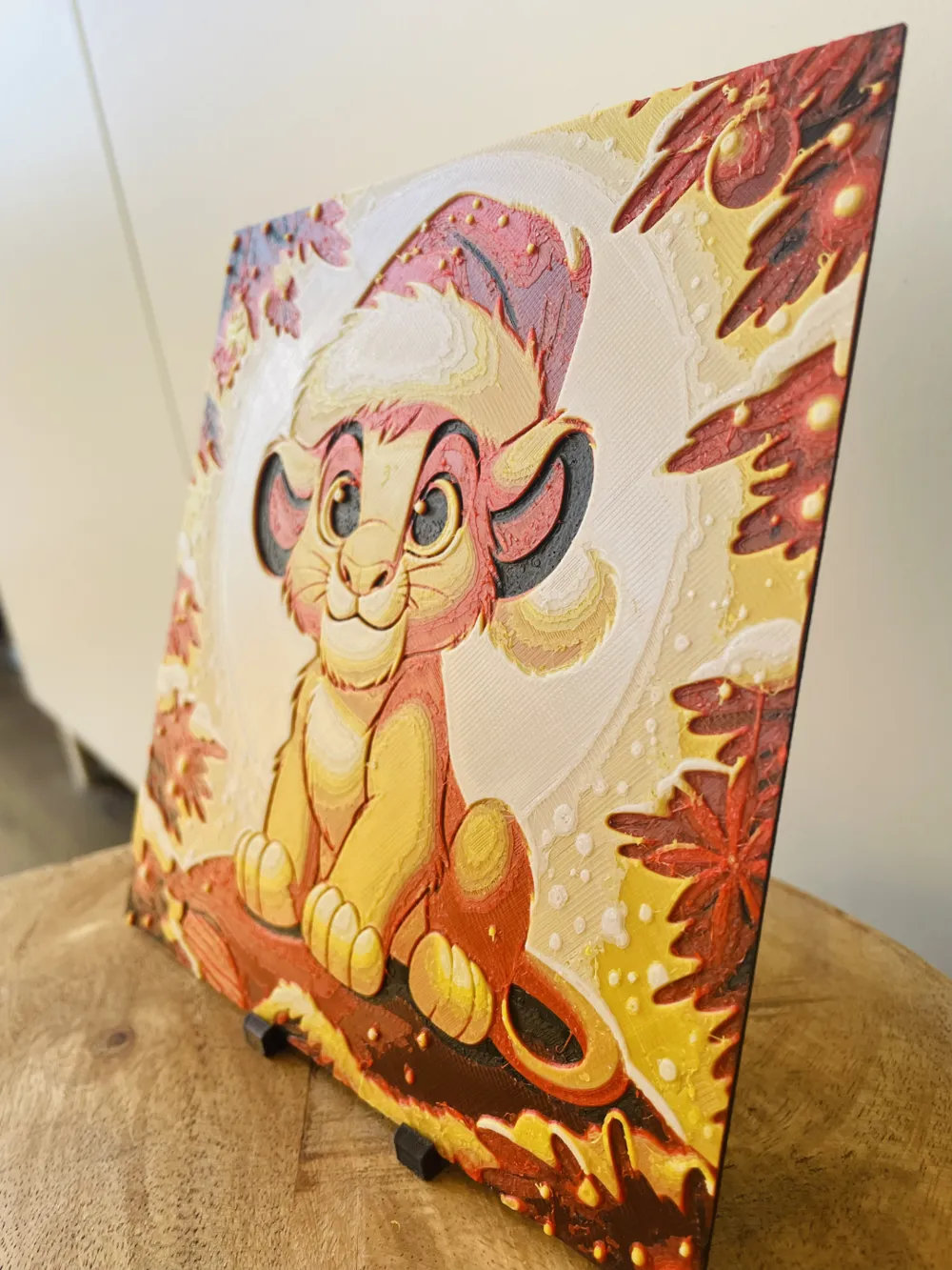 Simba from the Lion King Christmas - HueForge by ...