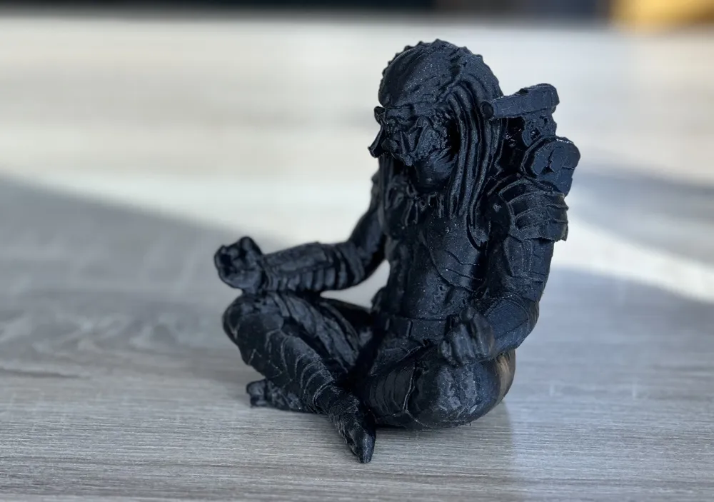 Meditating Predator - Free 3D Print Model - MakerWorld