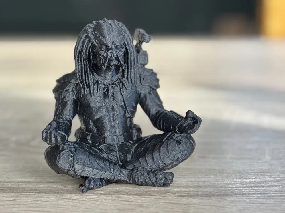 Meditating Predator - Free 3D Print Model - MakerWorld