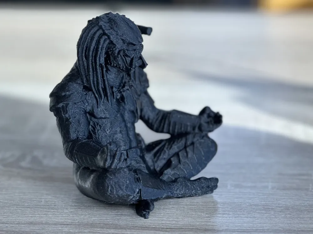 Meditating Predator - Free 3D Print Model - MakerWorld