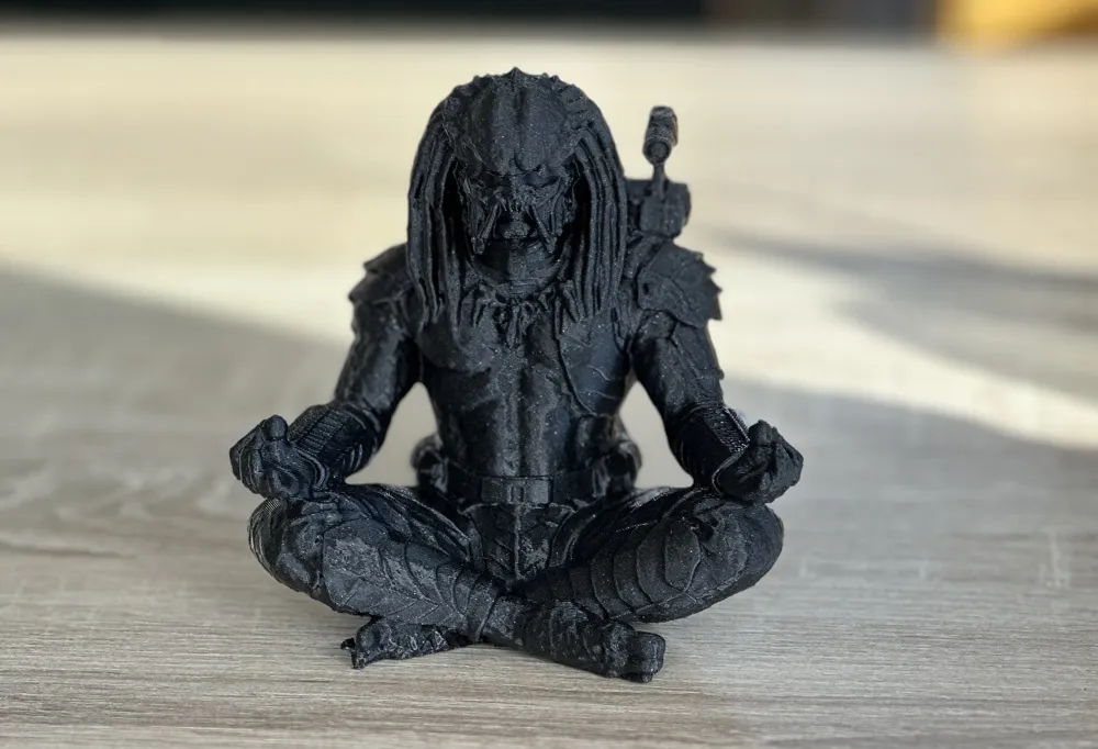 Meditating Predator - Free 3D Print Model - MakerWorld