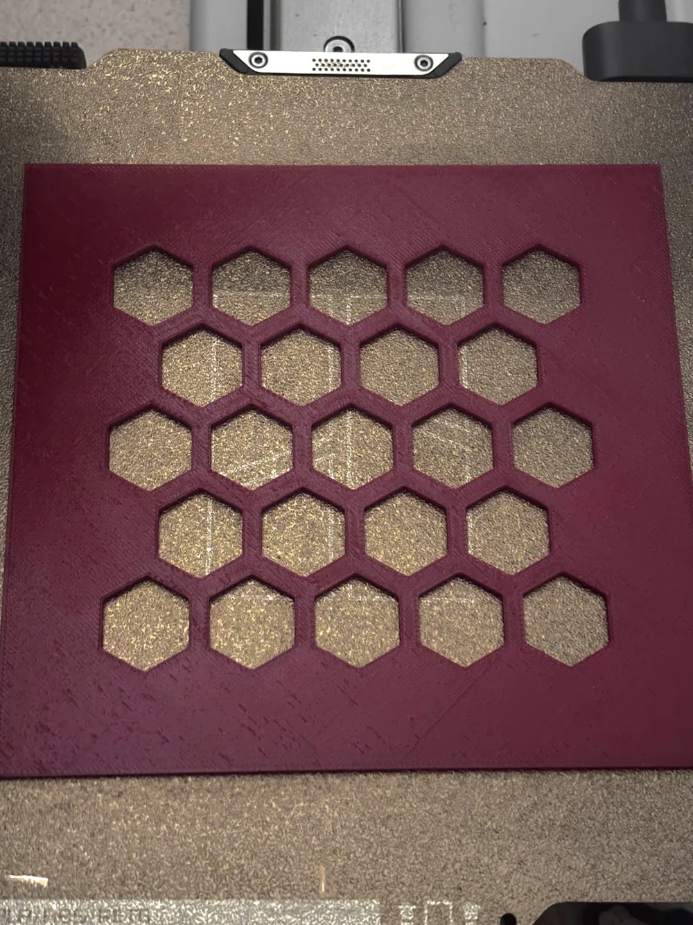 5x5 Hexagon Grid Parametric Adjustable Maker - Free 3D Print Model ...