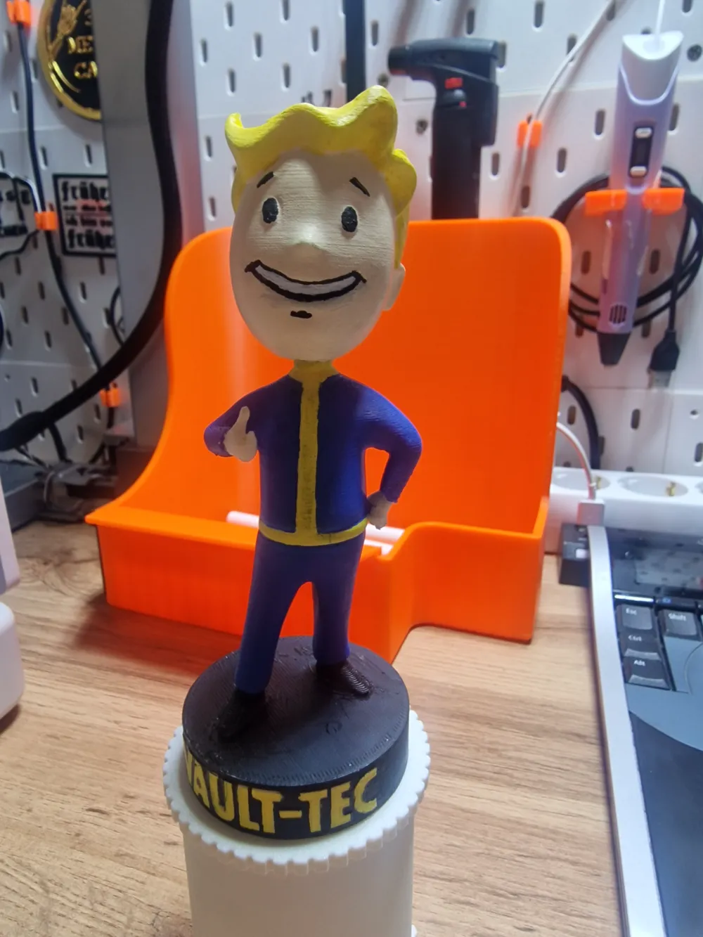 Fallout Vault Boy Bobblehead with Spring Remixed by 3DMetalCave ...