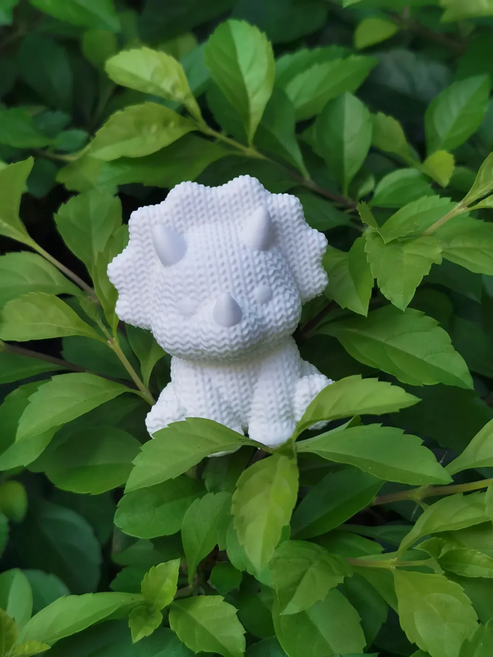 Knitted Mini Cute Triceratops - Free 3D Print Model - MakerWorld